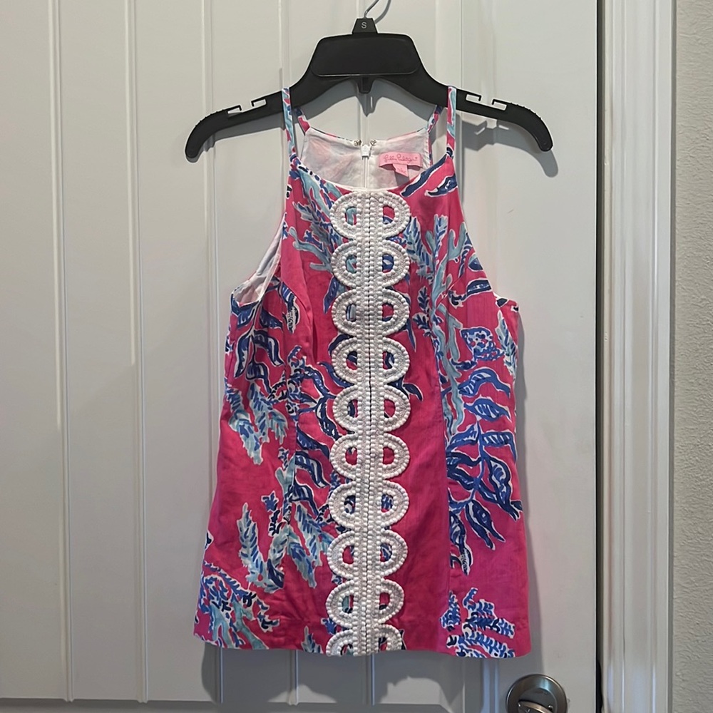 Lilly Pulitzer Pink Samba Annabelle Top - Gem
